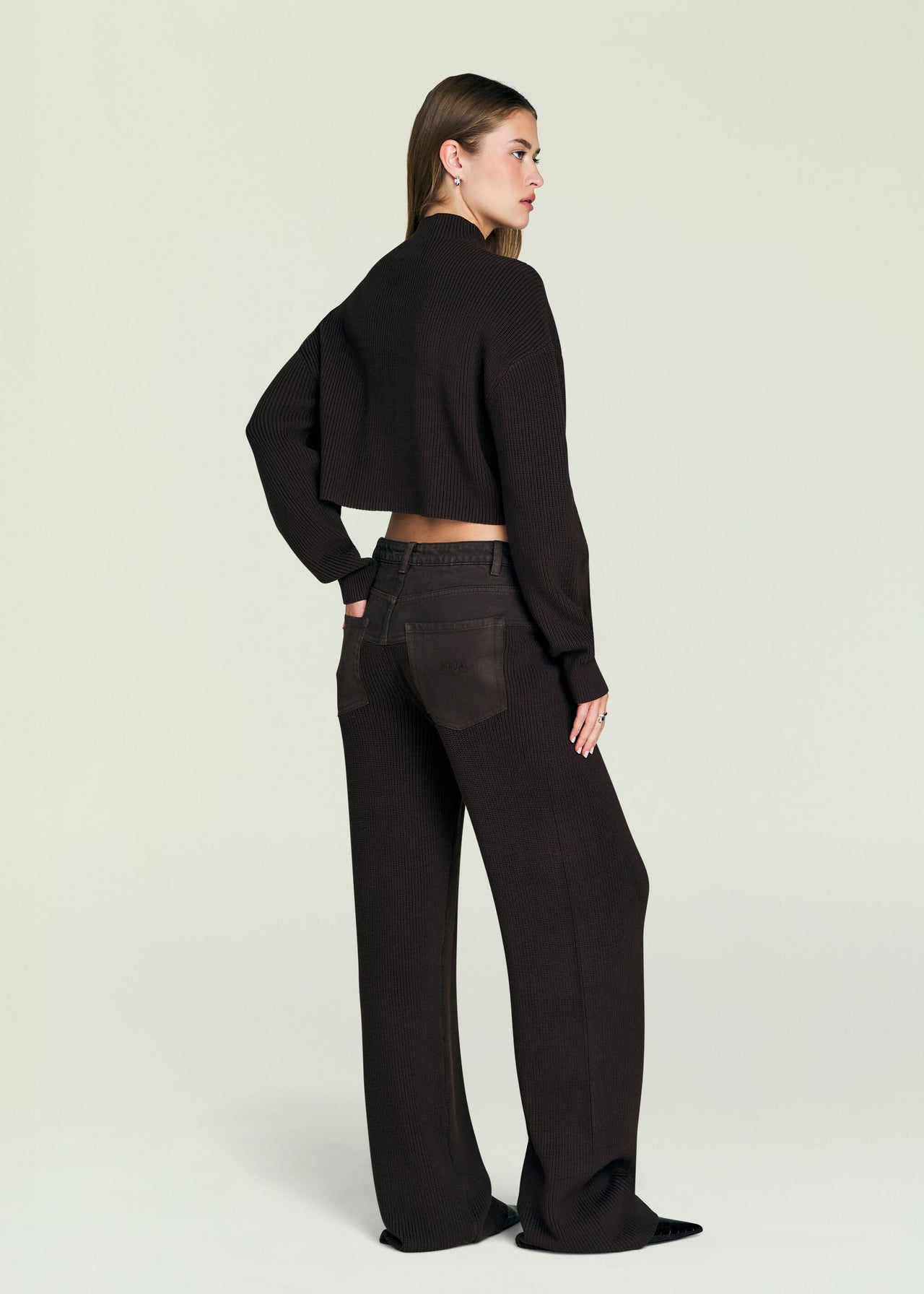 Chani Knit Denim Pant – SEROYA