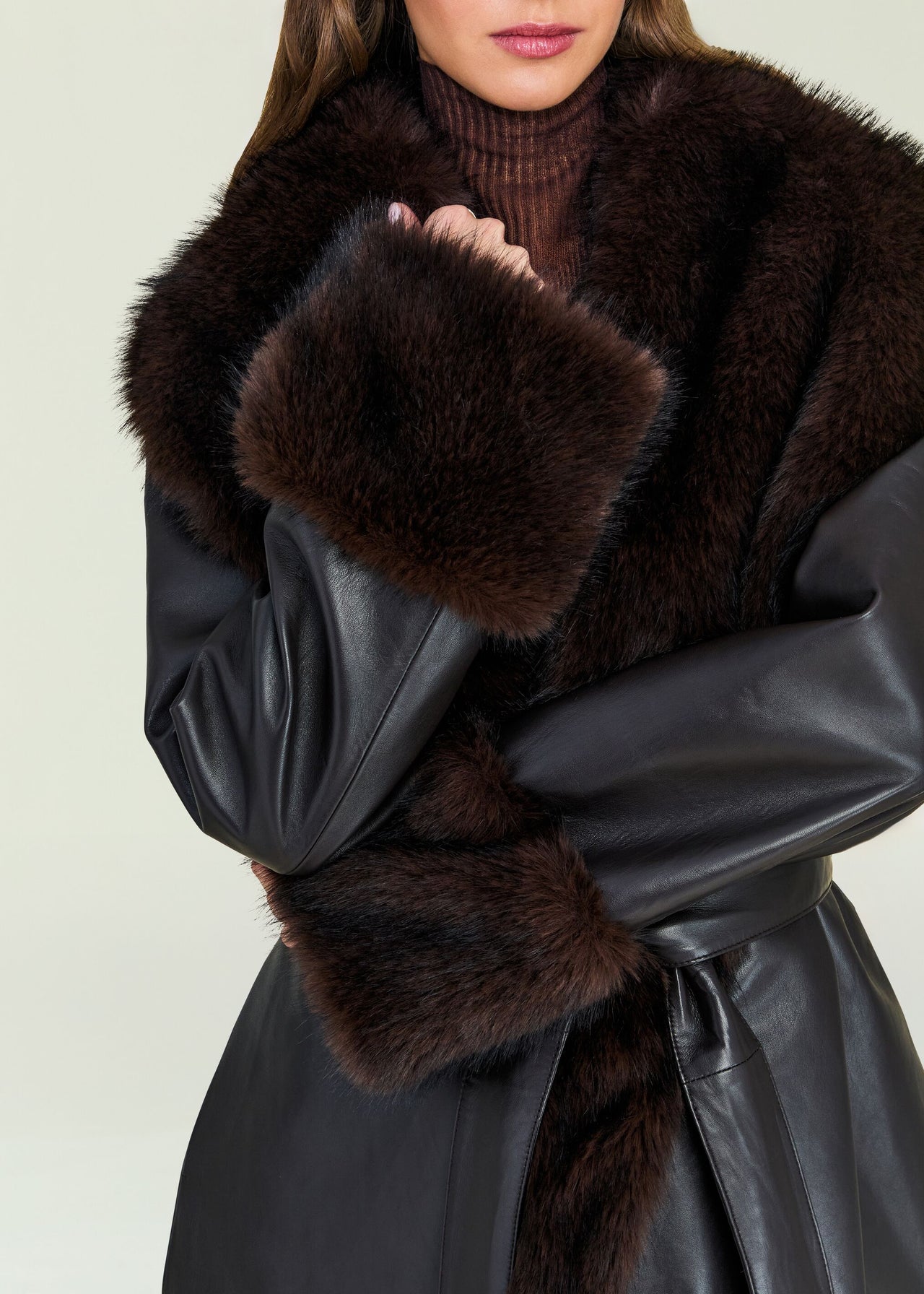 Daly Leather Coat – SEROYA